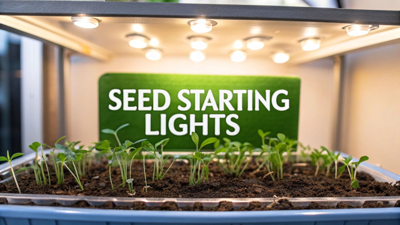 7 Best Grow Lights for Seed Starting Your Garden - Homegrown Garden