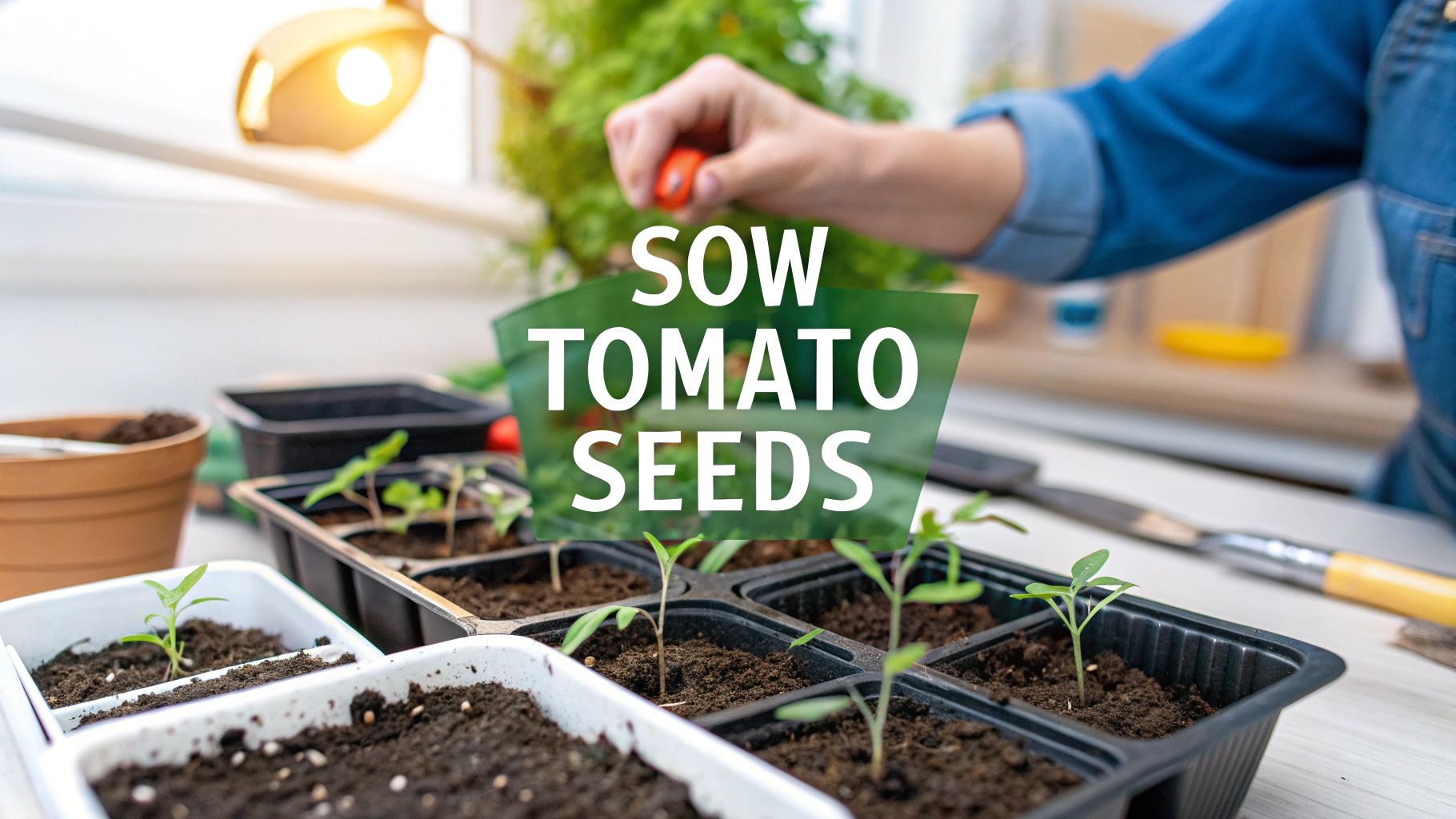 11 Expert Tips to Sow Tomato Seeds Indoors - Homegrown Garden