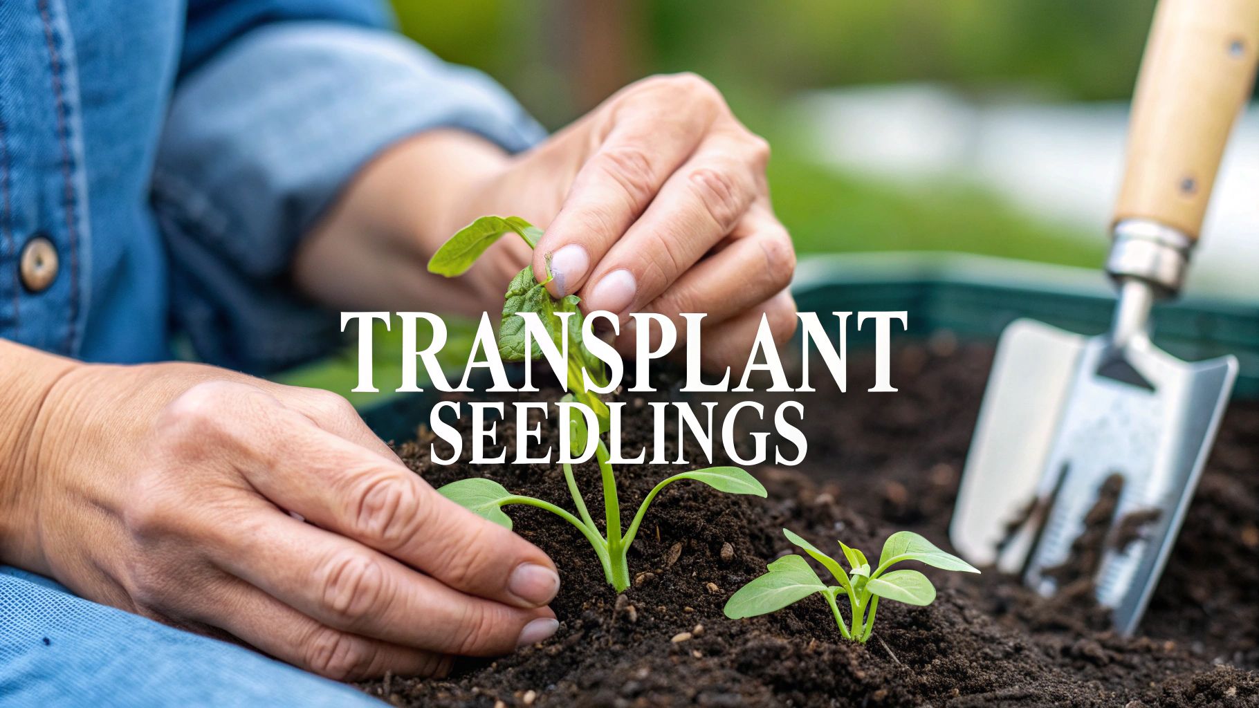11 Easy Steps for Successfully Transplanting Seedlings - Homegrown Garden
