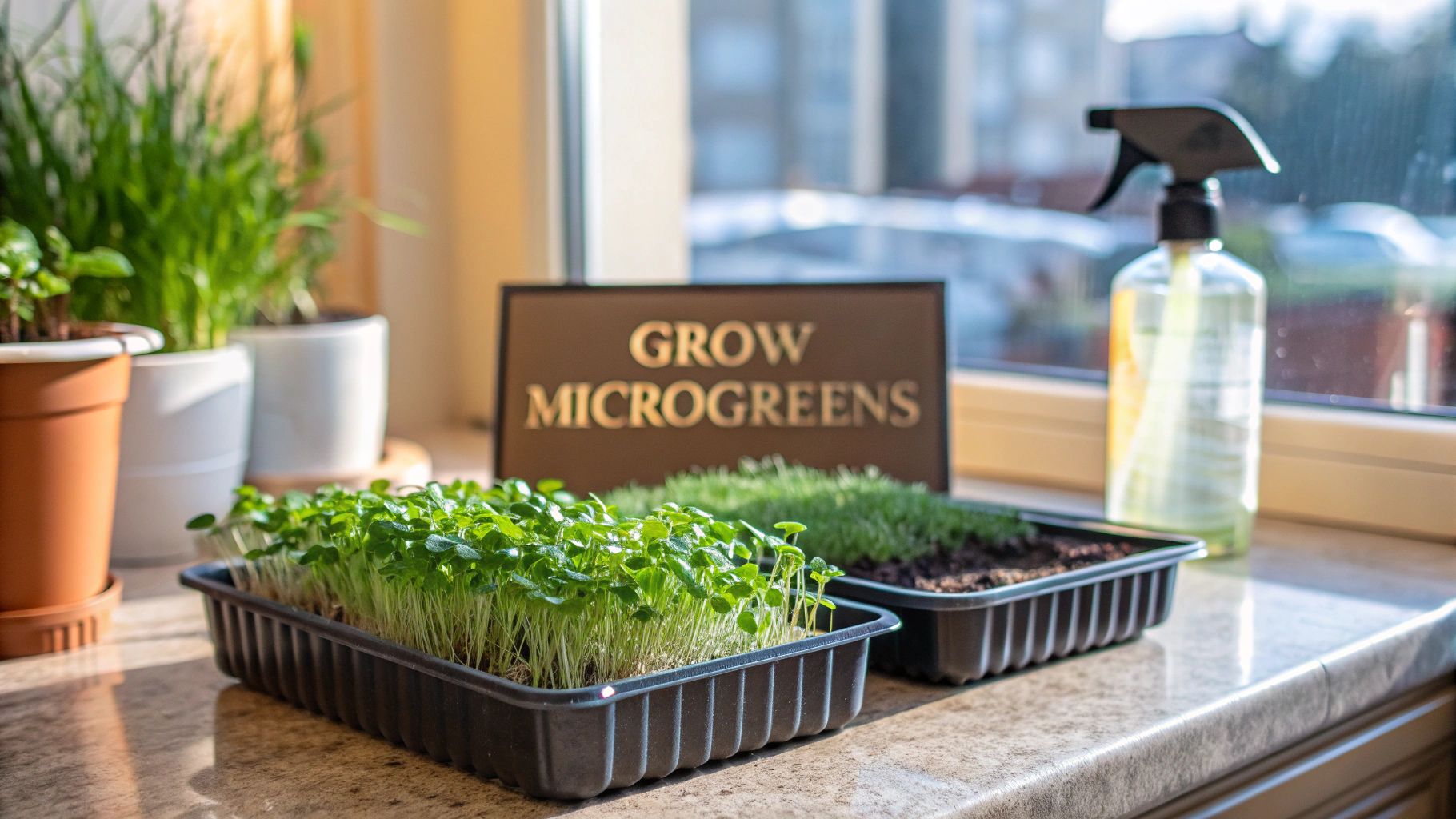 11 Steps to Grow Microgreens Indoors: The Easiest Guide - Homegrown Garden