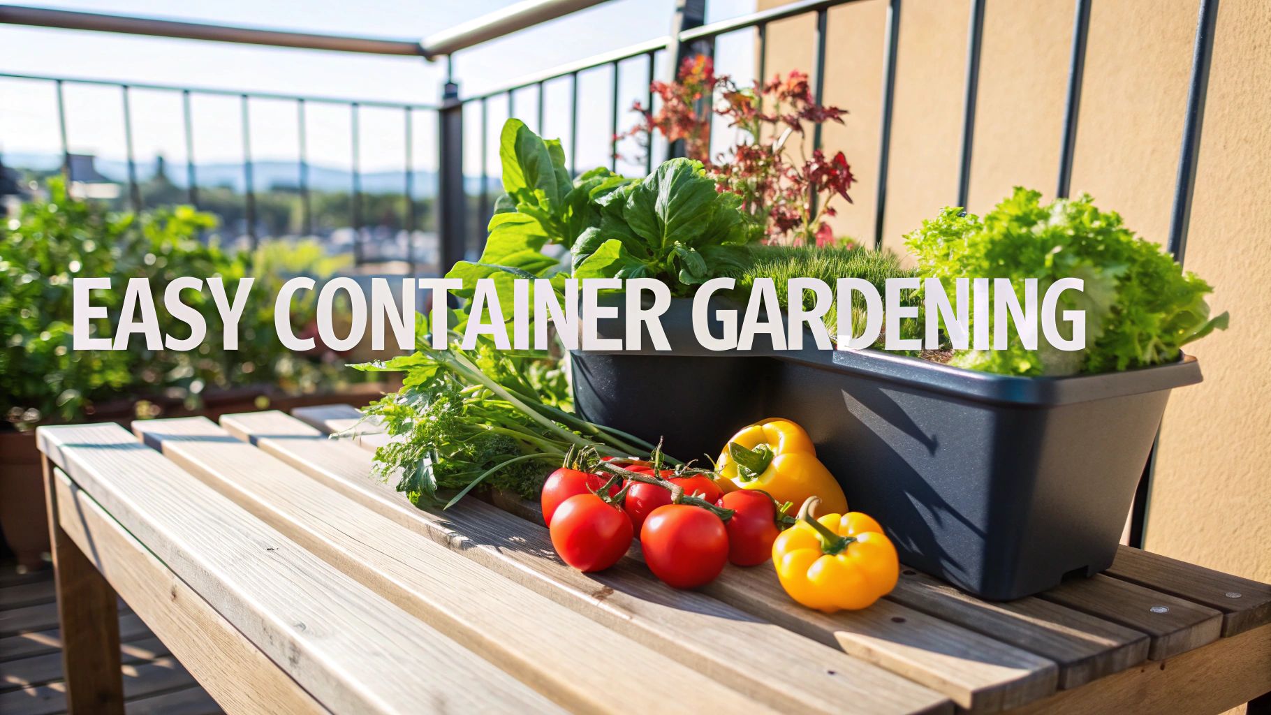 11 Easy Steps For Growing Vegetables In Containers For Beginners