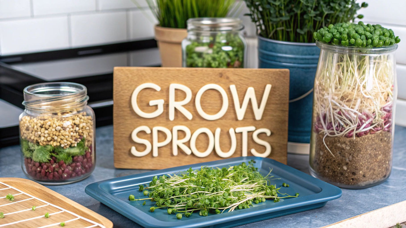 7 Simple Steps to Grow Sprouts at Home - Homegrown Garden